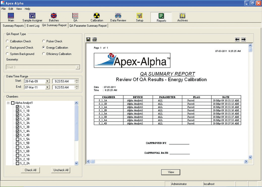 Apex-Alpha™ Alpha Spectroscopy Software Suite | Mirion