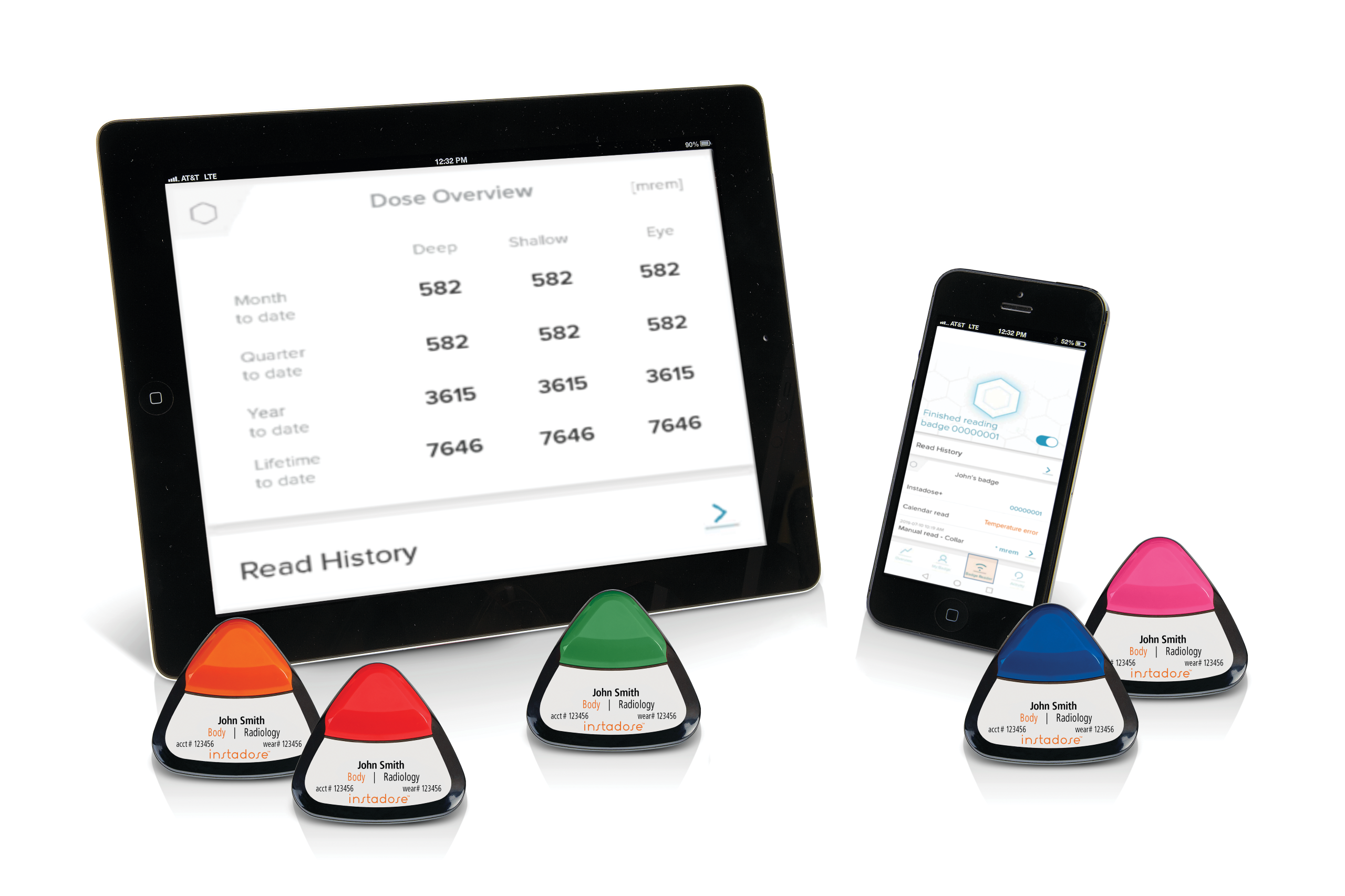 Instadose®+ Dosimeter Wireless Dosimeter | Mirion
