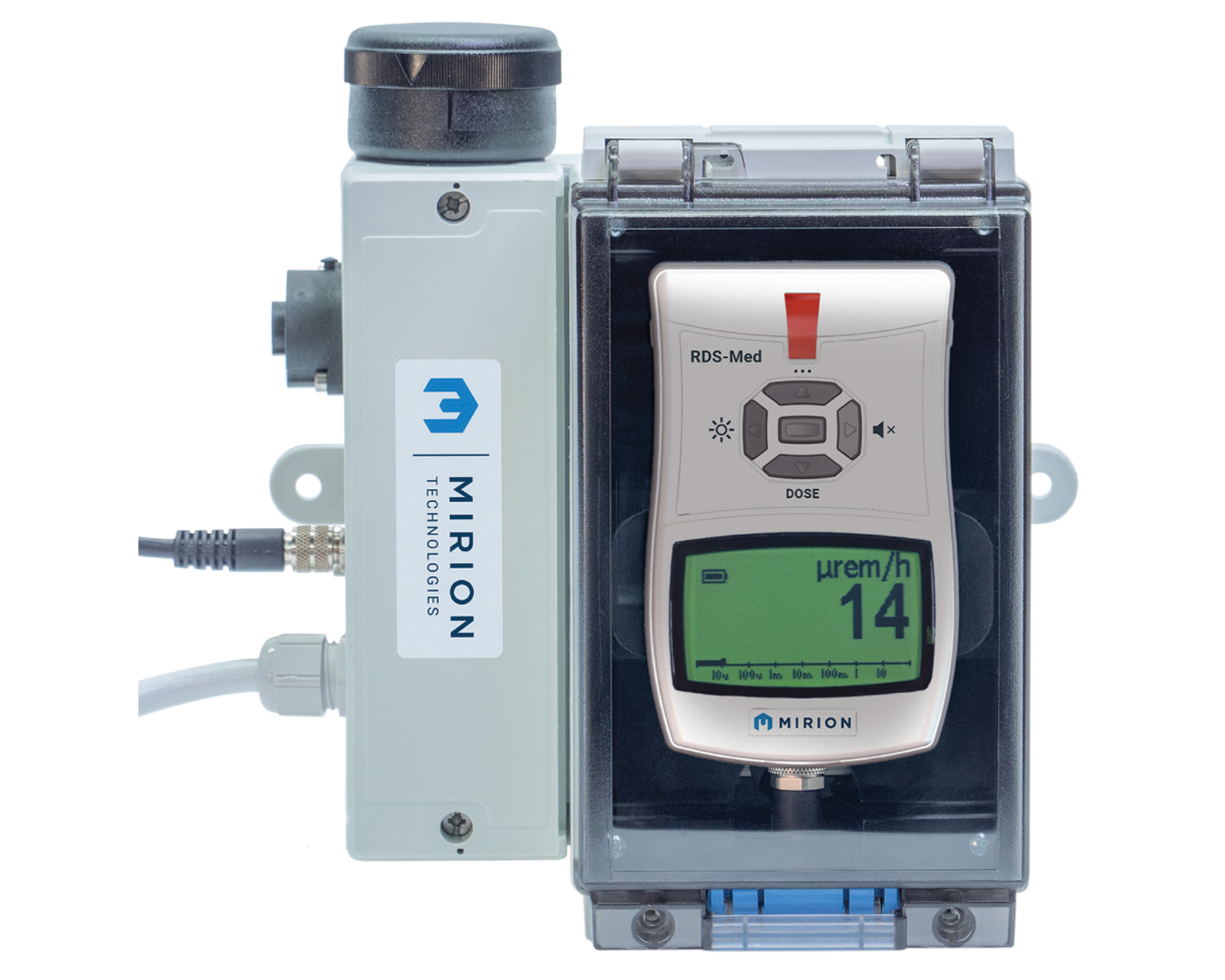 RDS-Med™ for Healthcare Radiation Monitoring Alarm Box | Mirion